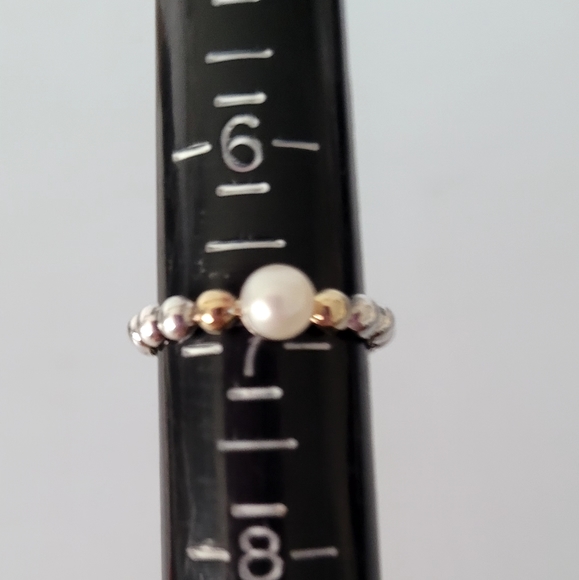 LAGOS | Jewelry | Lagos Twotone Caviar Pearl Stocking Ring | Poshmark